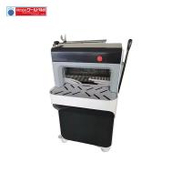 China 15mm 16mm Commercial Bread Slicer 0.55kw Industrial Bread Slicer 180KG for sale