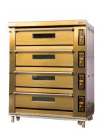 China Bakery Gas Deck Oven 3 Decks 12 Trays Stainless Steel Bake Pizza Convection Oven for sale