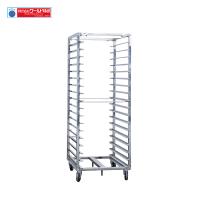 China Stainless Steel Bakery Tray Rack Trolley For Bakery Shop Hotel Restaurant Kitchen for sale