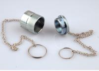 China Interchange Metal Hydraulic Coupler Dust Caps KZE-BA Threaded Connection Type for sale