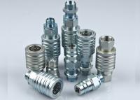 China Pull And Push Hydraulic Quick Connect Couplings ISO5675 Rated Flow 12 GPM for sale