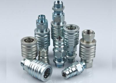 China Pull And Push Hydraulic Quick Connect Couplings ISO5675 Rated Flow 12 GPM for sale
