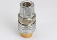 China TEMA TH Type High Flow Hydraulic Quick Couplers Chrome Three For Construction Equipment for sale