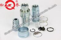 China LSQ-S1 Close Type Hydraulic Quick Coupling with Poppet Valves and -20ºC to +120ºC Temperature Range Compatible with PARKER 6600 Series for sale