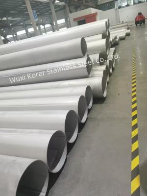 China ASME SA312 10 Inch Welded Stainless Steel Tube 304 316L 321 Industrial Fluid Transport for sale