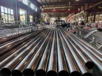 China 304 Stainless Steel Welded Exhaust Pipe 76mm OD ASME SA268 for Car Exhaust Systems for sale