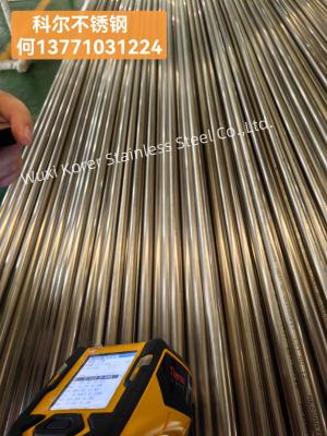 China TP304 Stainless Steel Welded Pipe 1 1/2 Inch OD 14BWG ASME SA249 Chemical Equipment for sale
