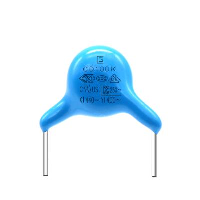 China Current Safety Protective Capacitor 1NF-100NF -40C~85C Storage Temperature for sale