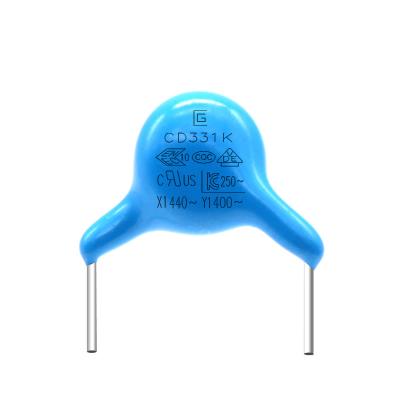 China 331K 400VAC Y1 Safety Capacitor High Withstand Voltage CQC Certification for sale