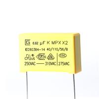 China Good Stability 824k 0.82 UF 275V Capacitor Excellent Moisture Resistance for sale