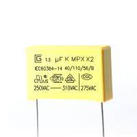 China 1.5uf 155k Capacitor 1.5 UF Metallized Polypropylene Film Material for sale