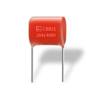 China CBB21 104J 400V Metallized Polypropylene Film Capacitor High Temperaturewax Seal for sale