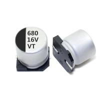 China OEM Aluminum Electrolytic Capacitor 680uf 16v Large Storage Capacity for sale