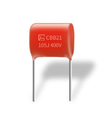 China CBB21 105J 400V P15MM Metallized Polypropylene Capacitors Good Moisture Resistance for sale