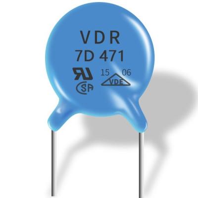 China Fast Response 07D471k P5MM Metal Oxide Varistor No Polarity For DC Power Cord for sale