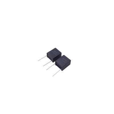 China Gray Metallized Polypropylene Film Capacitor 100% Test0.00022uF~3.9uF Through Hole Installment for sale