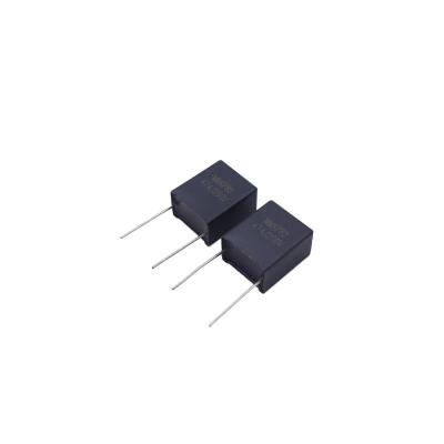 China Metallized Polypropylene Film MMKP82 Capacitor 0.00022uF~3.9uF Radial Package with RoHS Compliance for sale