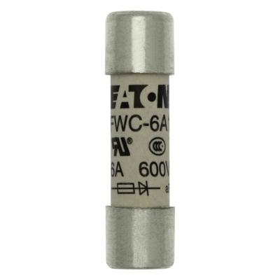 China Excellent Cycling Capability And  Performance Cramic Fuse Eaton Bussmann 10 X 38 Mm Ferrule Fuse FWC-6A10F for sale