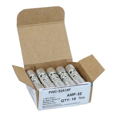 China Excellent Cycling Capability And  Performance Cramic Fuse Eaton Bussmann 10 X 38 Mm Ferrule Fuse FWC-32A10F for sale
