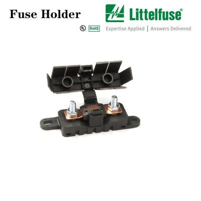 China Bolt Down Series Fuse Holder High Current Circuit Protection 02980900S M6 Slots X 15MM Long for sale