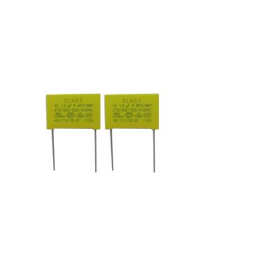 China X2 Safety Capacitor 1.0UF/275V P15MM,Applied to power storage devices for sale