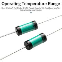 China Operating Temperature Range Minus 40 Celsius To Plus 85 Celsius X2 Safety Protection Capacitor With Tinned Copper Lead Wire Material Providing Surge Protection for sale