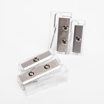 China Double Holes Professional Student Pencil Sharpener Alloy Steel for sale