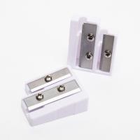 China Double Holes Professional Student Pencil Sharpener Alloy Steel for sale