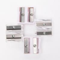 China Transparent 14mm Uni Pencil Sharpener Double Holes for sale