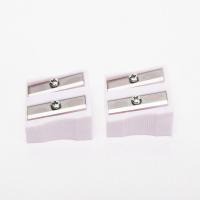 China Transparent 14mm Uni Pencil Sharpener Double Holes for sale