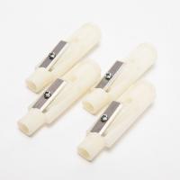 China White Single Hole Manual Pencil Sharpener Kid Safe for sale