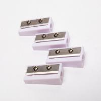 China Fashion Design 15mm White Manual Pencil Sharpener For Office for sale
