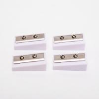 China Fashion Design 15mm White Manual Pencil Sharpener For Office for sale