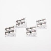 China Two Hole transparent Manual Pencil Sharpener 11.4mm for sale