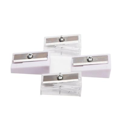 China Mn Steel Professional Student Pencil Sharpener Transparent for sale