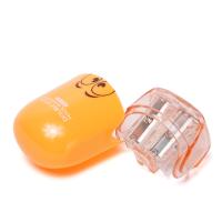 China Manual Dome Cute Handheld Pencil Sharpener Pencil Barrel Double Hole for sale