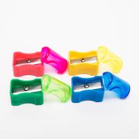 China Yellow Red Blue 65Mn Handheld Pencil Sharpener Children for sale