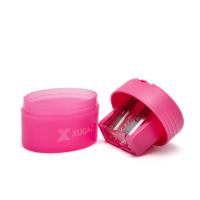 China Cute Novelty Children Double Hole Pencil Sharpener Pink Box for sale