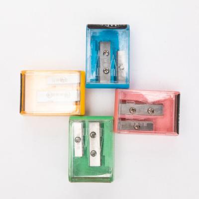 China 43mm 65mn Plastic Double Hole Sharpener SJ 0288 for sale