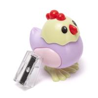 China Cute Rooster Hen Chicken Single Hole Funny Pencil Sharpener for sale
