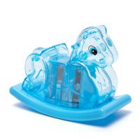 China Patent Baby Kid Safe Promotion Gift Cheap  Rocking Cute Horse  Double Hole School Children Pencil Sharpener for sale