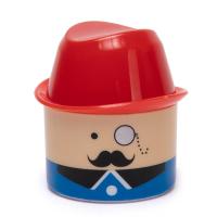 China Child Safe Beard Man Cartoon Pencil Sharpener Anti Swallow for sale