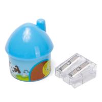 China House Hut Double Hole Cartoon Pencil Sharpener Child Safe for sale