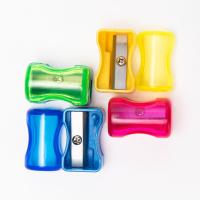 China 16.4mm Kid Single Hole Pencil Sharpener Yellow Red Blue for sale