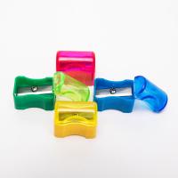 China 16.4mm Kid Single Hole Pencil Sharpener Yellow Red Blue for sale