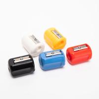 China Fancy 1 Hole Pencil Sharpener With Lid School Kids for sale