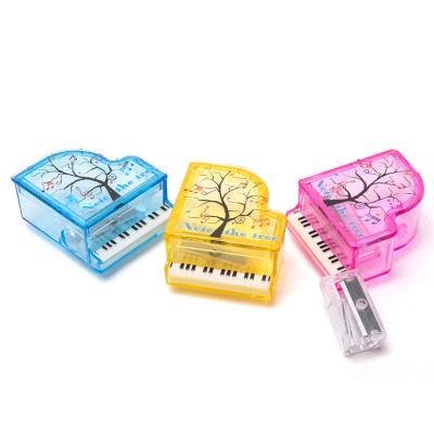 China Pink Cute Classroom Piano Kids Pencil Sharpener Mn Steel Bade for sale