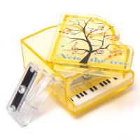 China Pink Cute Classroom Piano Kids Pencil Sharpener Mn Steel Bade for sale