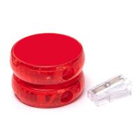 China Innovative Red Novelty Kids Pencil Sharpener Yoyo Design for sale
