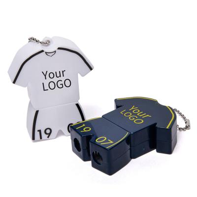 China Football Jersey Mn steel Safe Pencil Sharpener Double Hole for sale